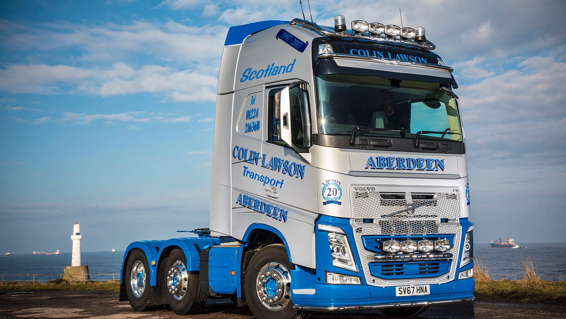 Colin Lawson transport marks 20 years in business with a special Volvo ...