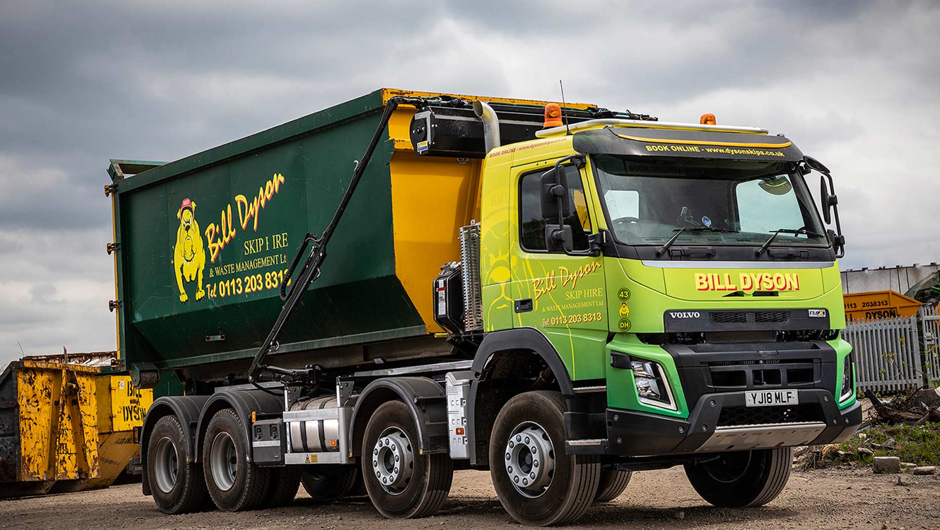 Volvo trucks hit the right note for Bill Dyson Skip Hire & Waste ...
