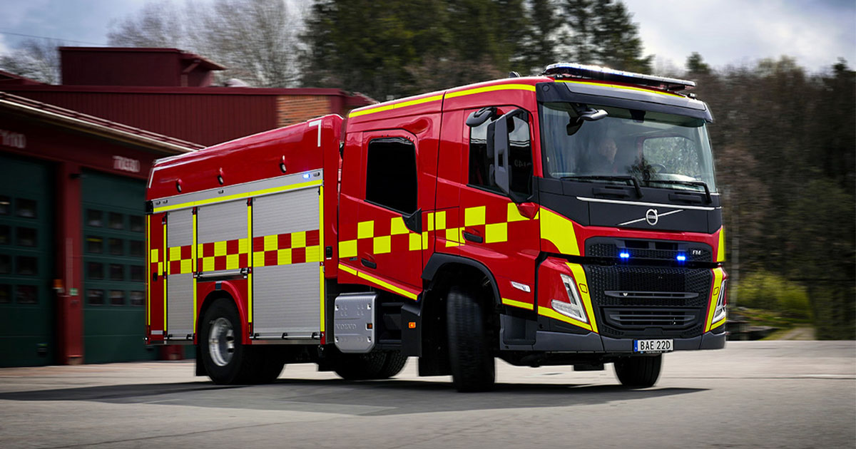 Fire and rescue trucks