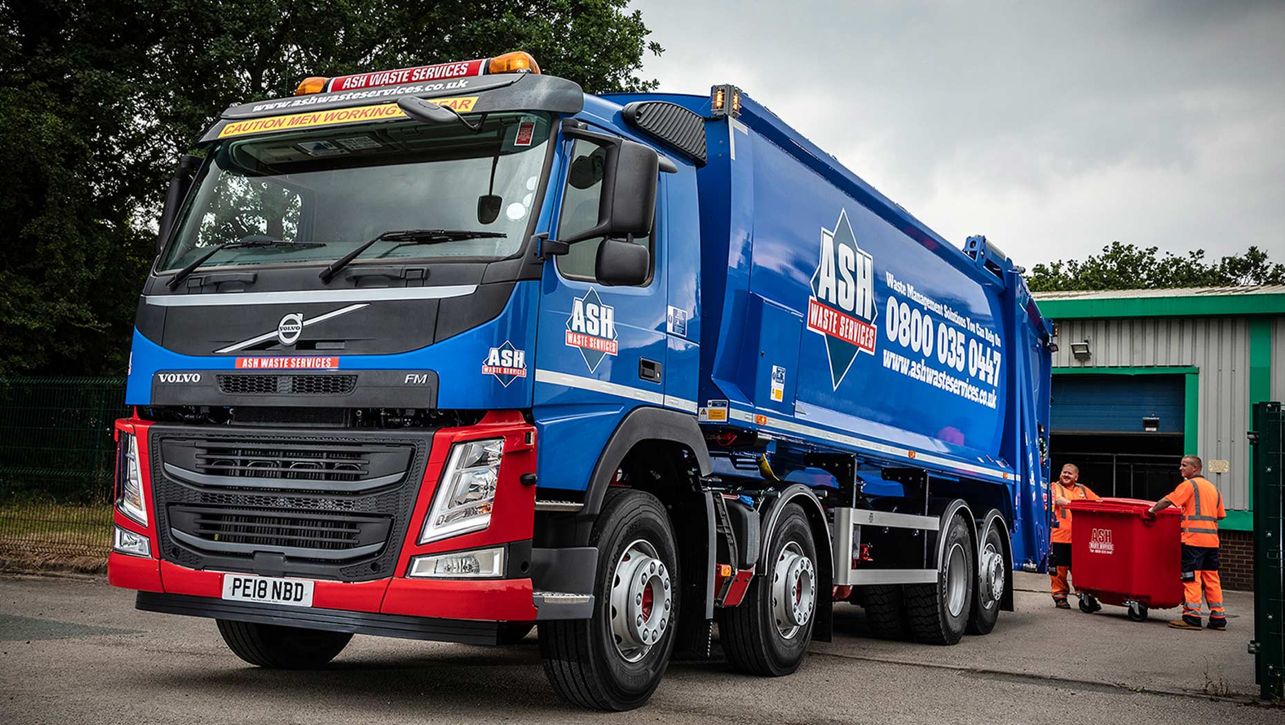 Volvo trucks take up the challenge at Ash Waste Services