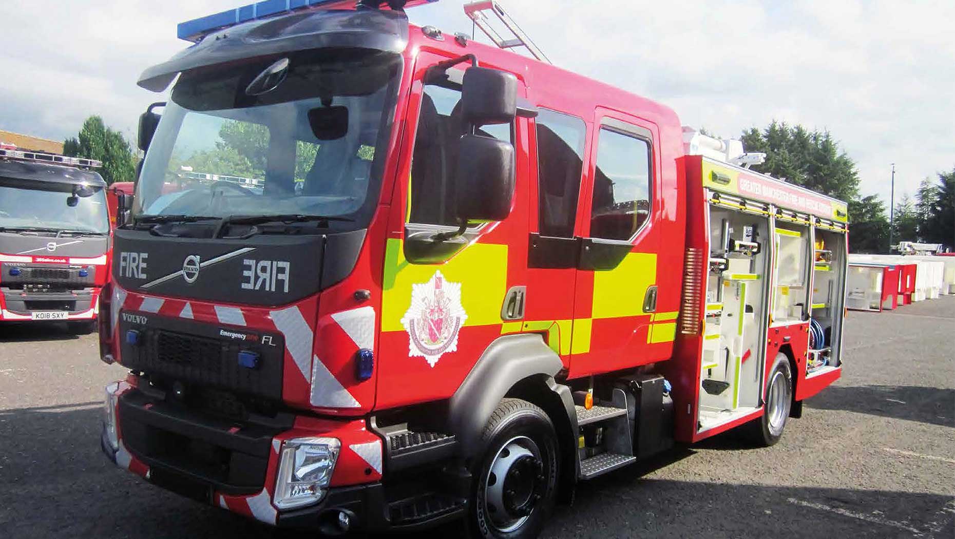 Volvo trucks blaze a trail to the emergency services show