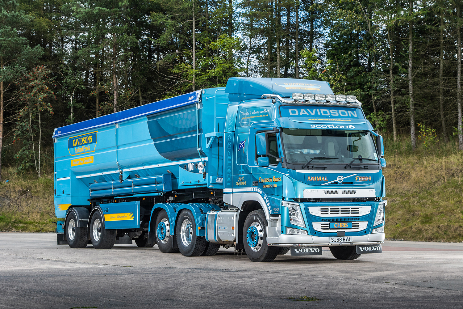 Two new Volvo FM tag axle tractor units prove the right combination at ...