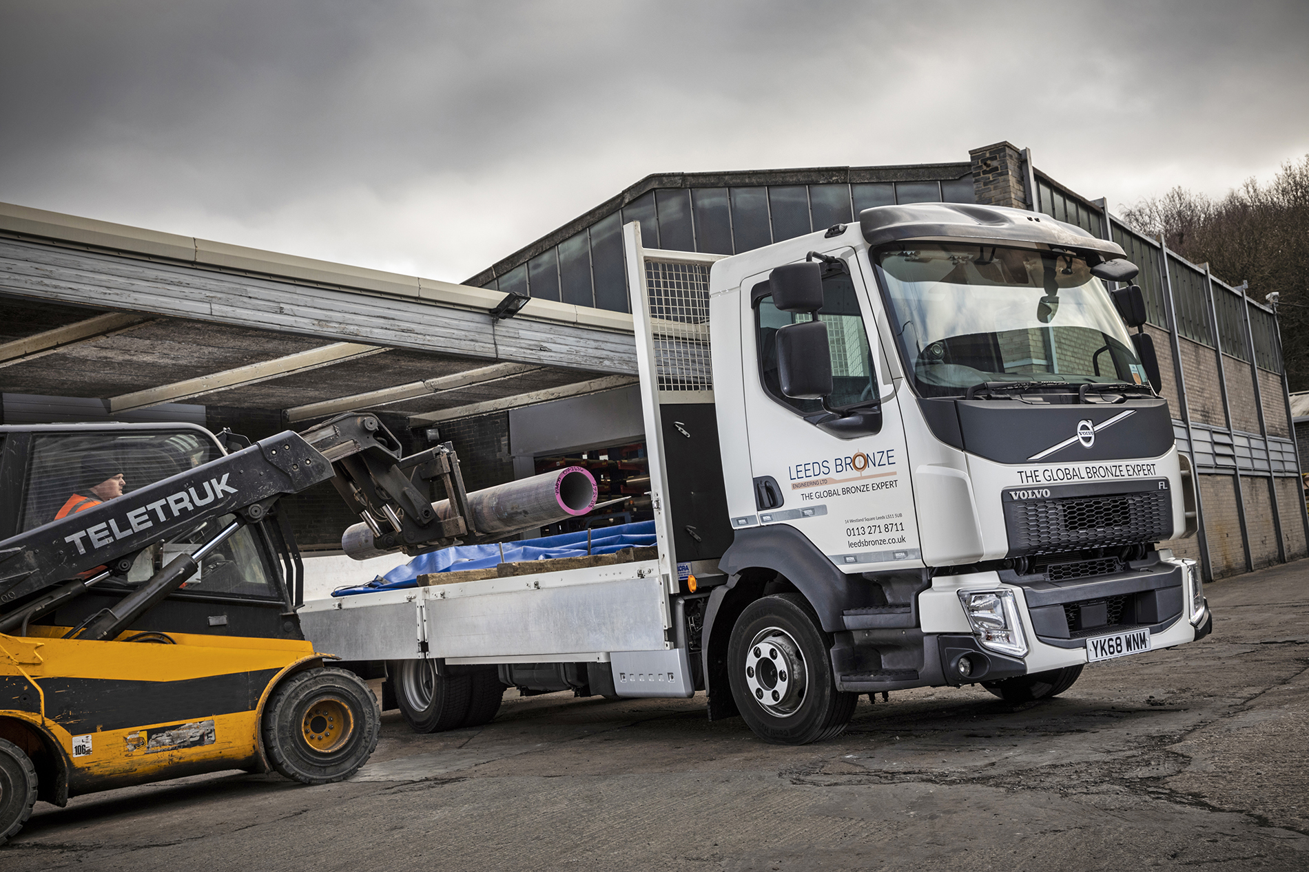 A New Volvo FL Rigid Delivers Operational Efficiencies at Leeds Bronze ...