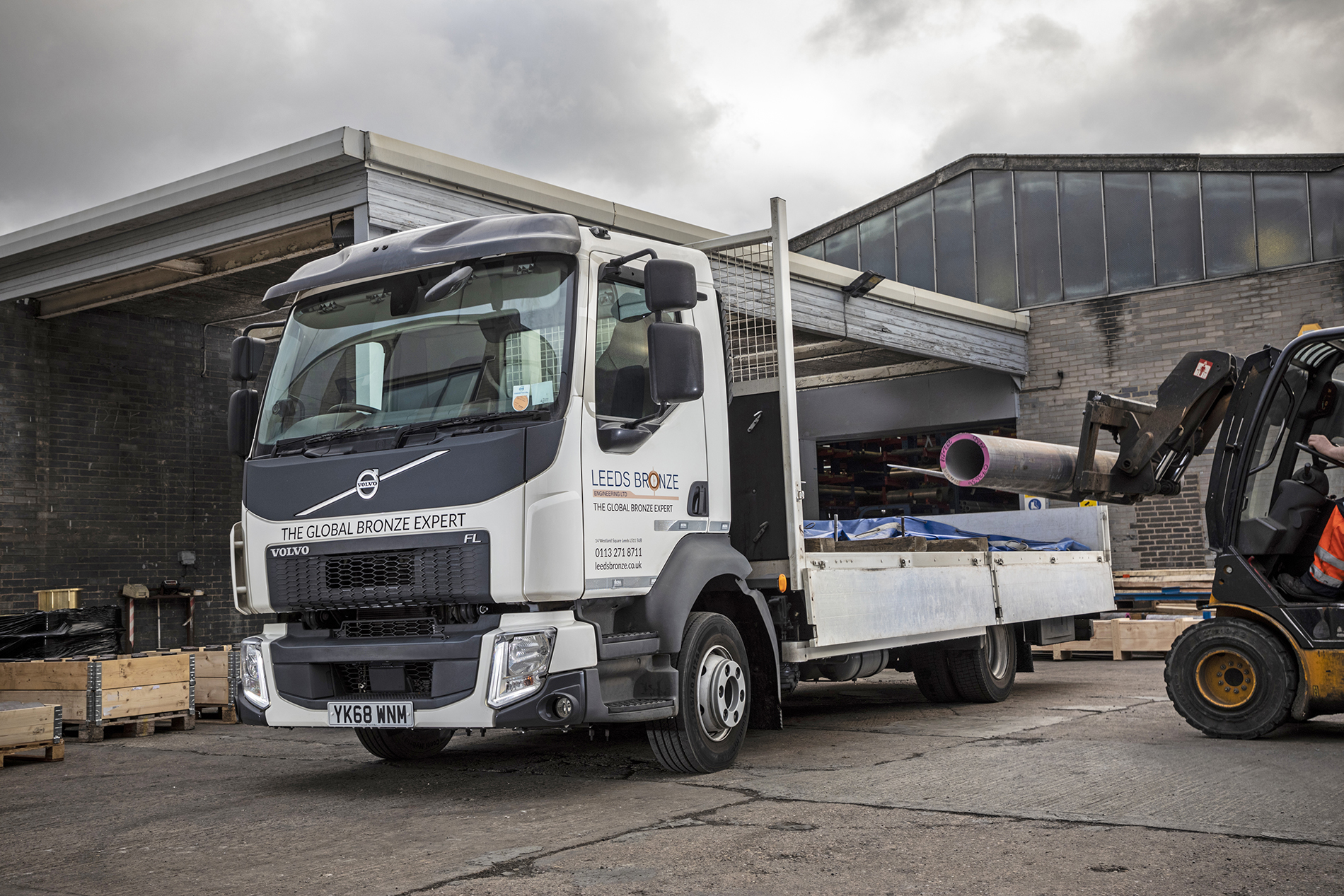 A New Volvo FL Rigid Delivers Operational Efficiencies at Leeds Bronze ...