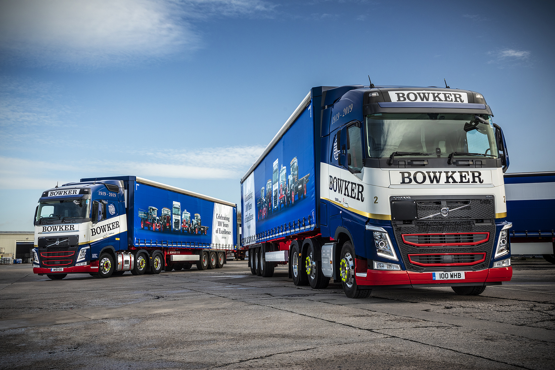 Two New Volvo FH Tractor Units Provide a Colourful Launch to Bowker ...