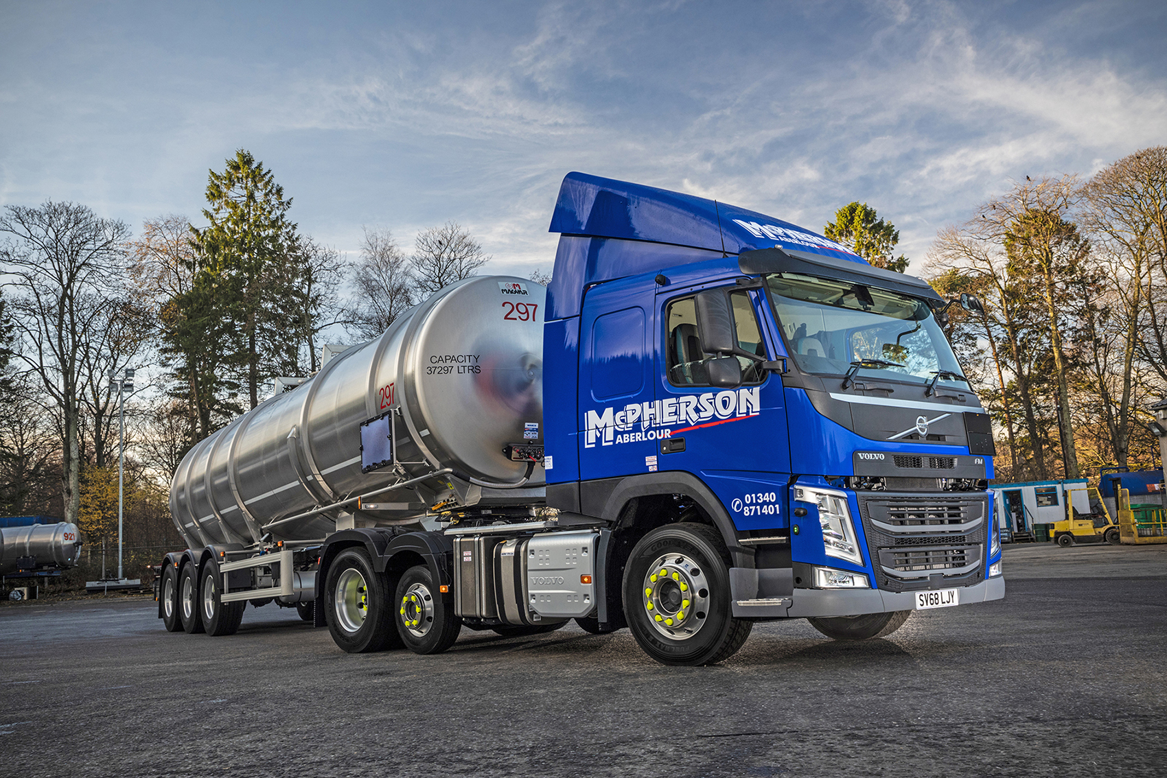 McPherson Ltd Takes a Sustainable High Road with the UK’s First Volvo FM LNG Tractor Units