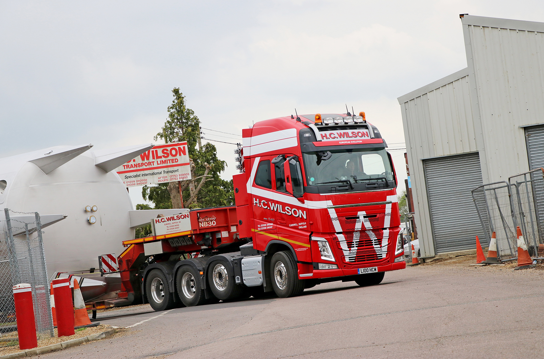 A new Volvo four-axle tractor unit comes to the fore at H.C. Wilson ...