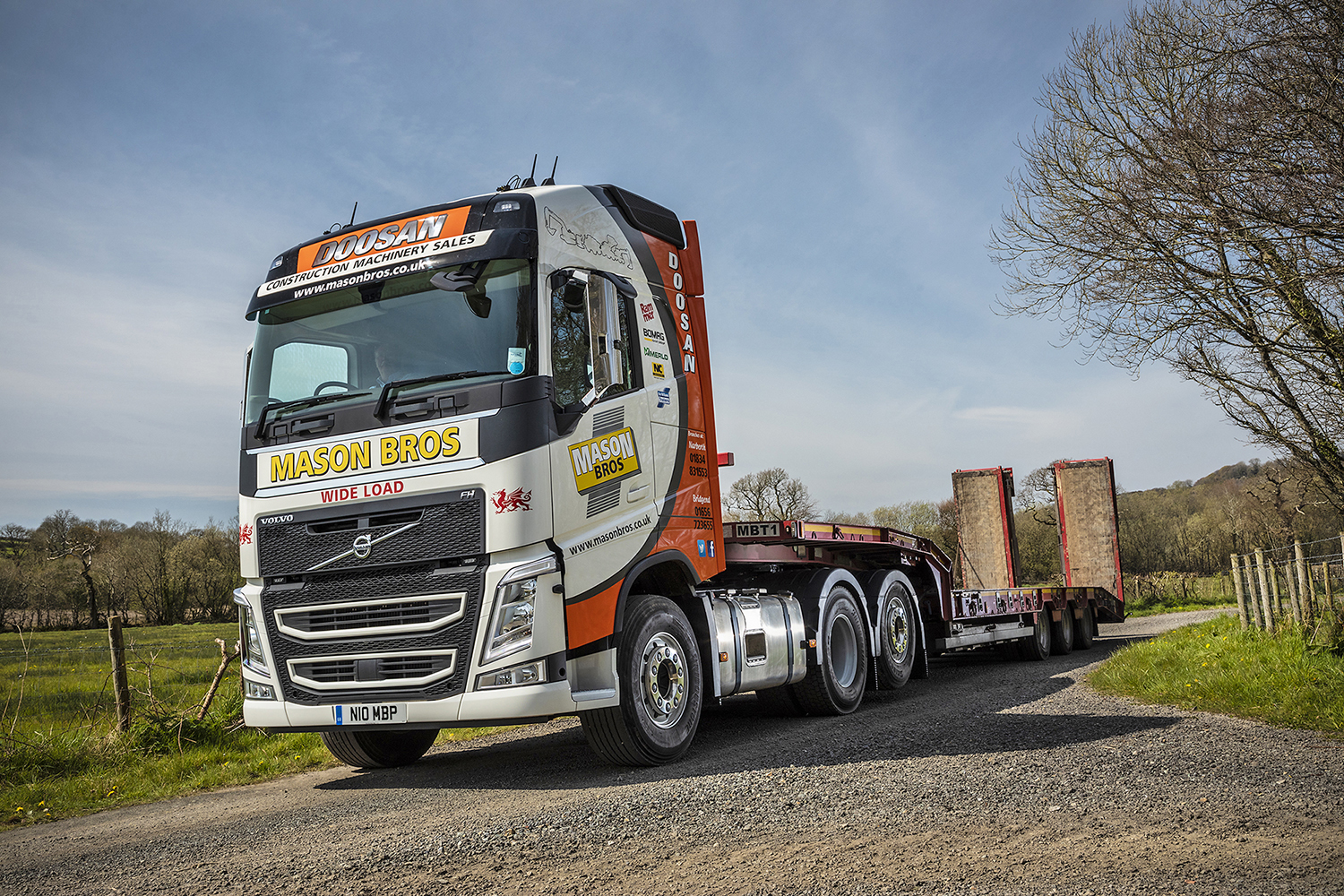 A stock-supplied Volvo FH provides an immediate machine moving solution ...