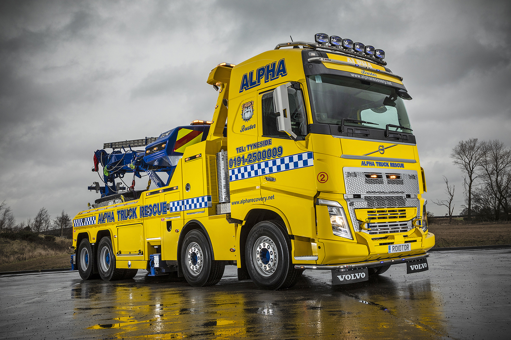 Alpha Recovery's New Volvo FH Rigid is the ‘Beast From the North East’