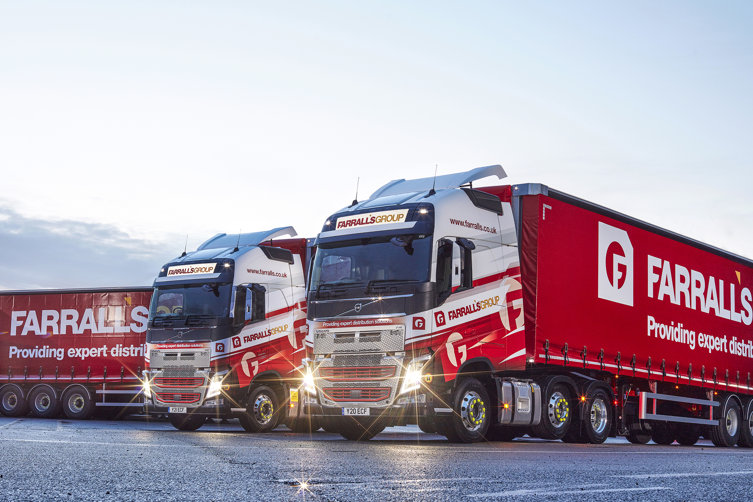Four new Volvo FH trucks help Farrall's Group maintain its quality service