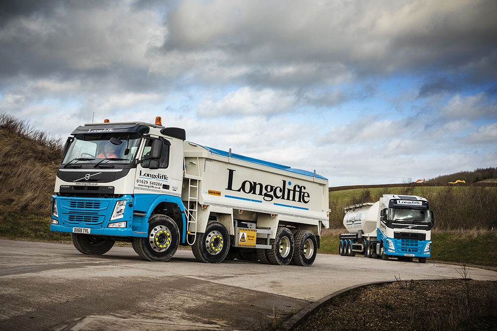 Longcliffe Quarries takes delivery of 10 new trucks