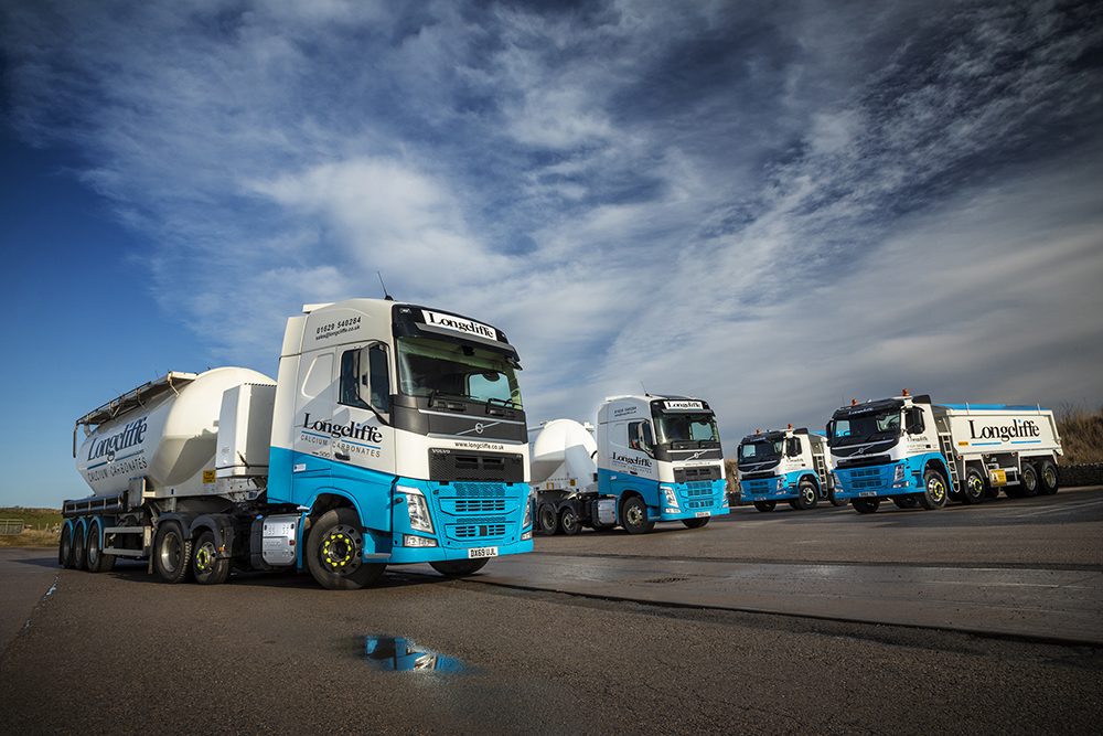 Longcliffe Quarries takes delivery of 10 new trucks