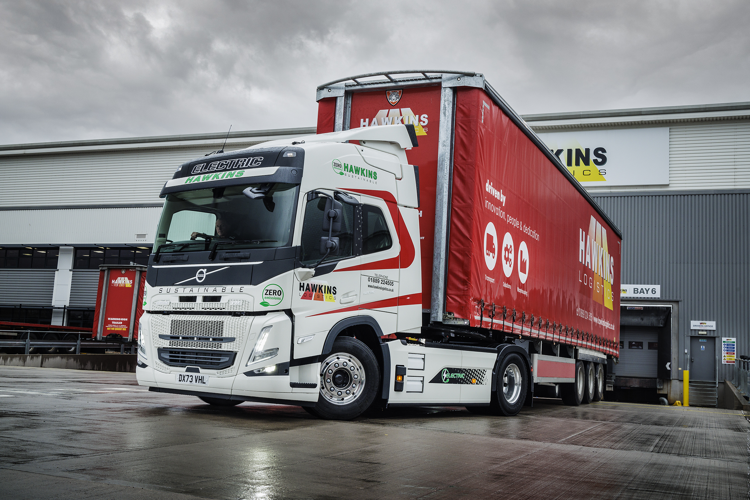 Hawkins Logistics powers up its deliveries with two Volvo FM electric ...