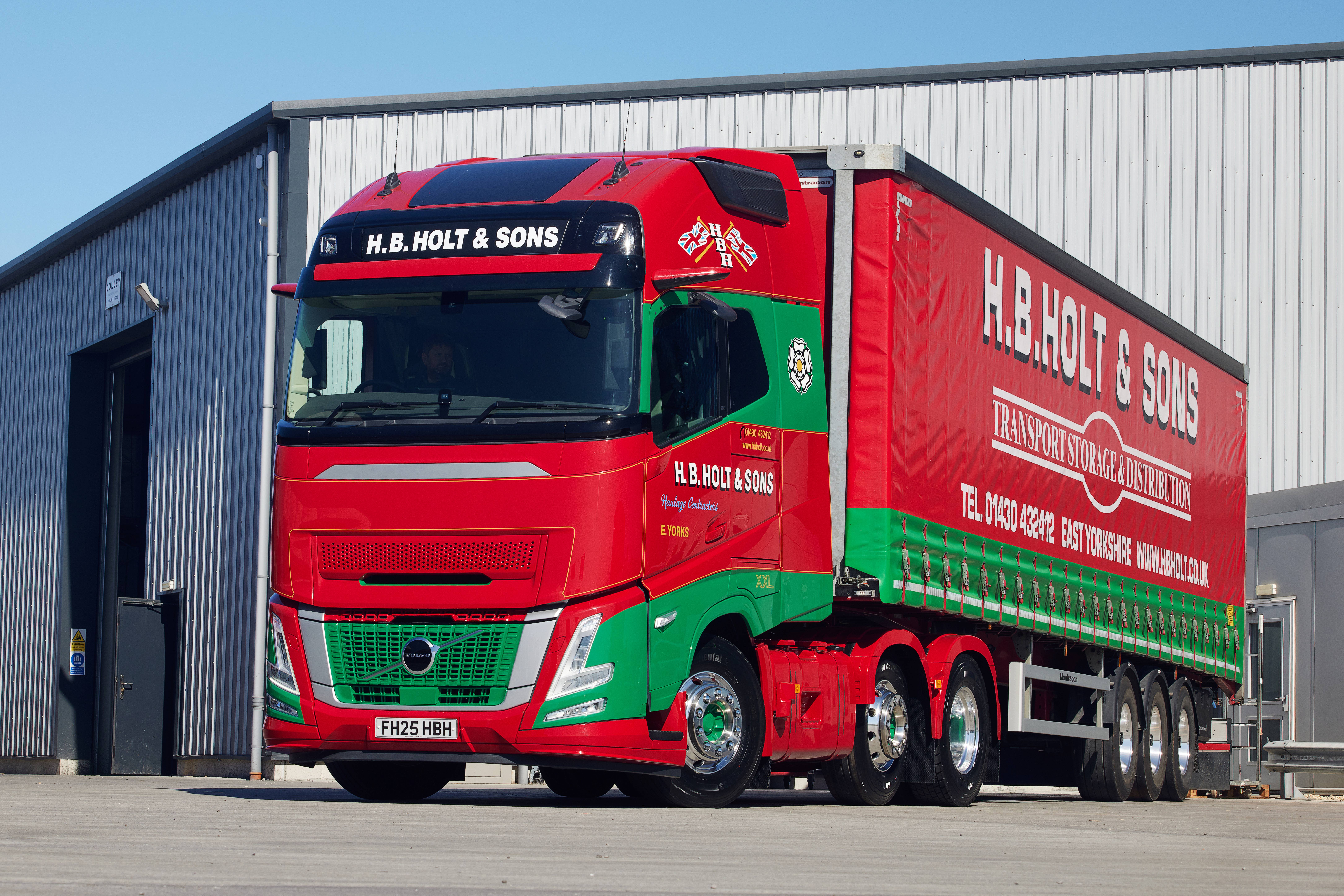 H.B. Holt & Sons choose Volvo FH Aero Globetrotter XXL tractor unit as ...